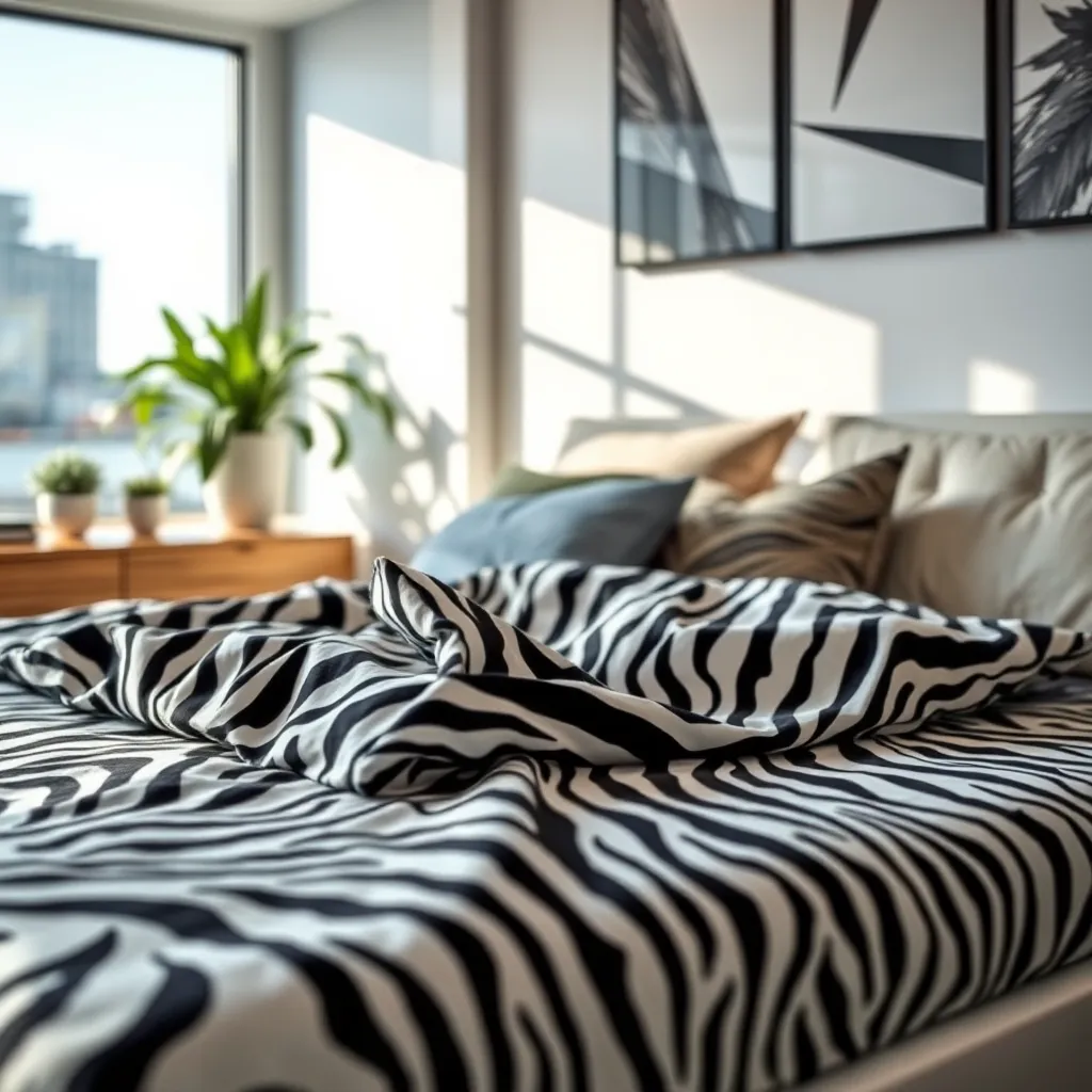 The Allure of Zebra Bed Sheets in Modern Decor