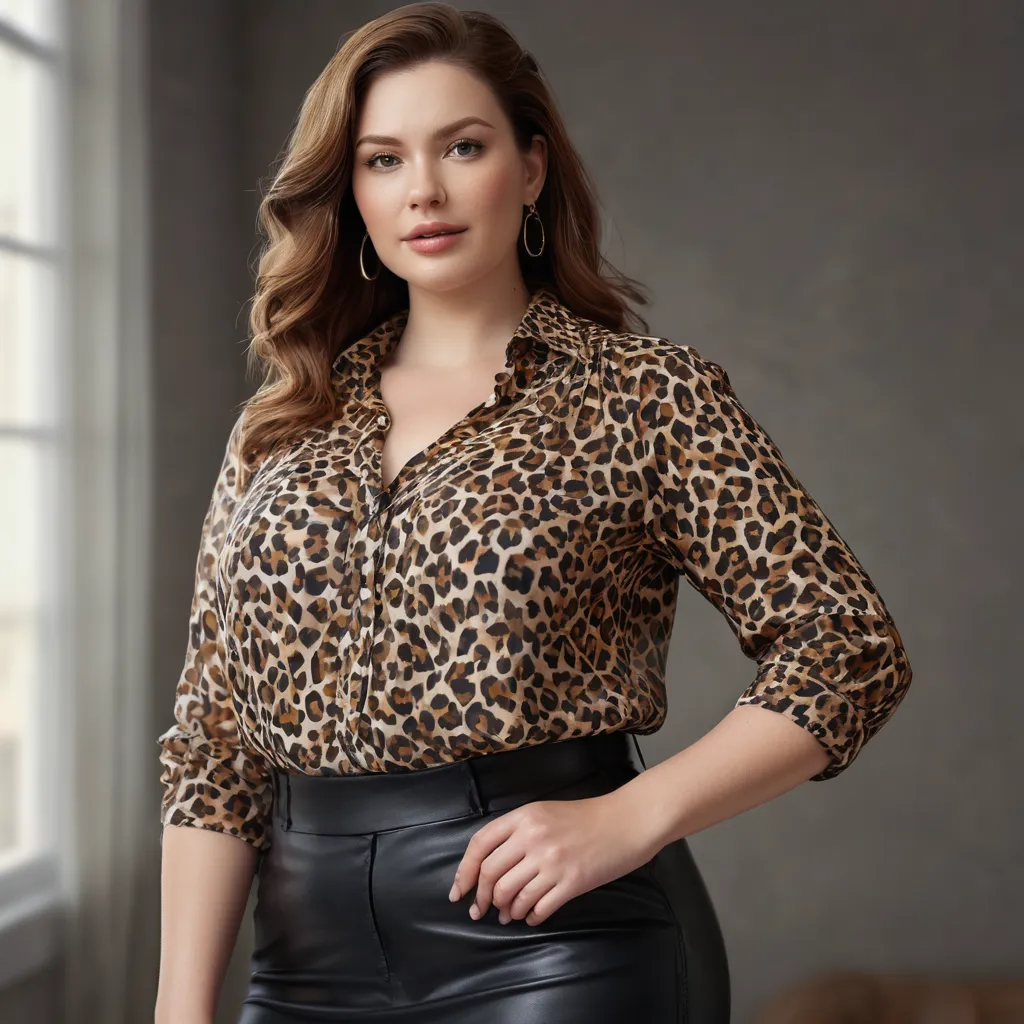 Explore the Style of Plus Size Leopard Print Blouses